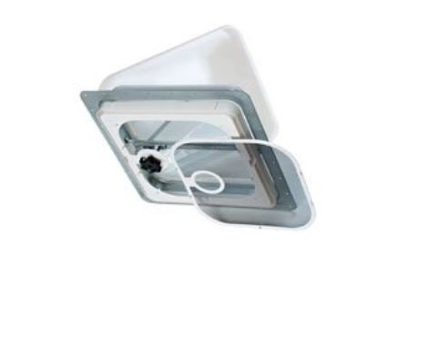 Ventline V2110-601-00 Roof Vent Manual Opening Metal lid for RV and Ca ...