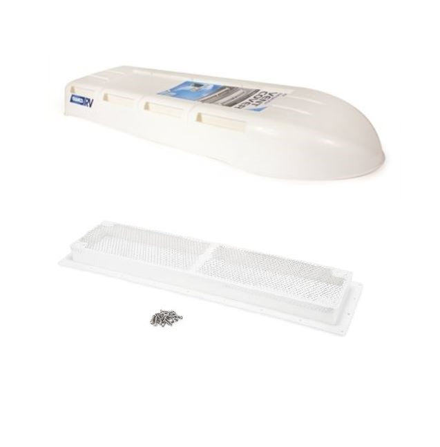 RV Refrigerator Vent Cover and Base Polar White For Dometic and Newer ...